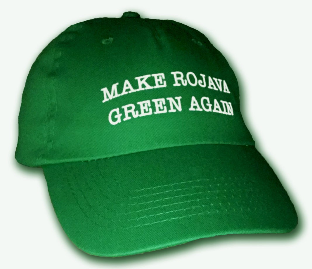 Make Rojava Green Again Solidarity Caps | It's Going Down