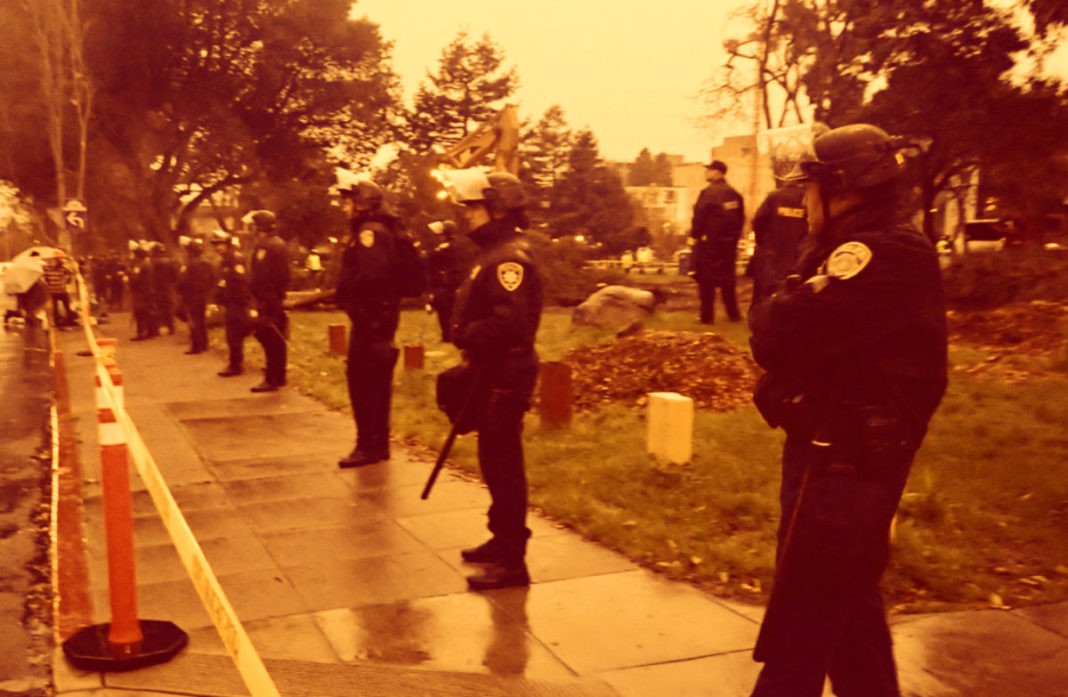 Over 100 Riot Police Break Up Protest Encampment and Tree Sit to Cut ...