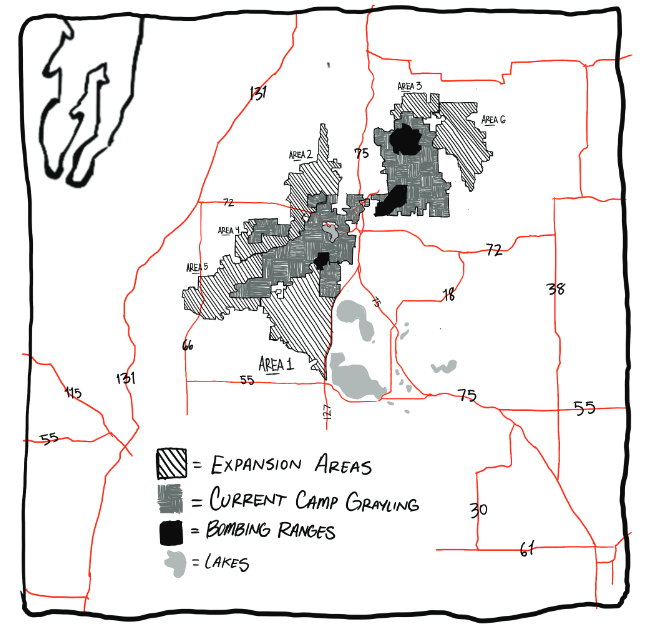 The Base Among the Jack Pines: No Camp Grayling Expansion on ...